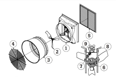 Fan Repair Parts | Hog Slat