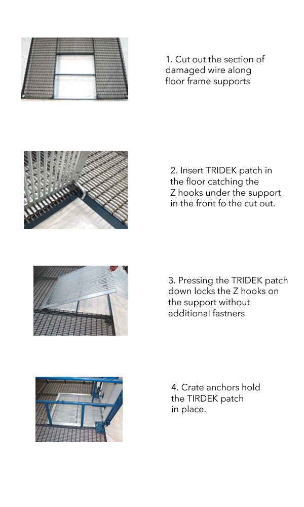 TriDek Flooring Patch | Hog Slat